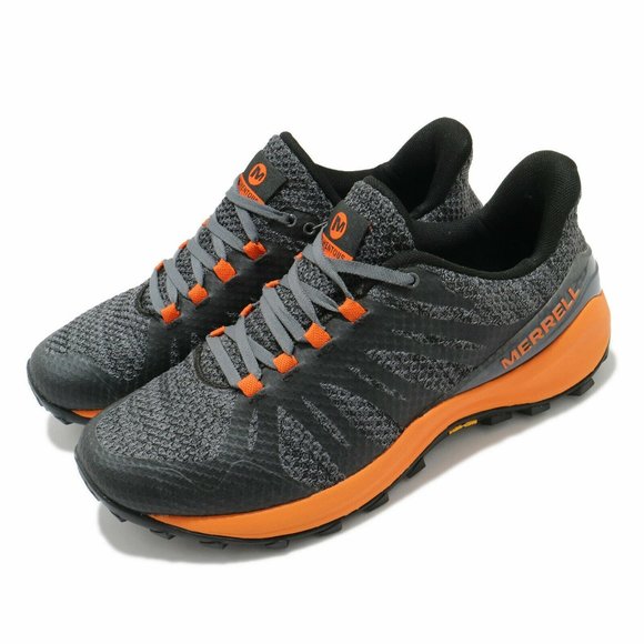 Merrell | Shoes | Merrell Momentous Black Grey Orange Men Outdoors ...